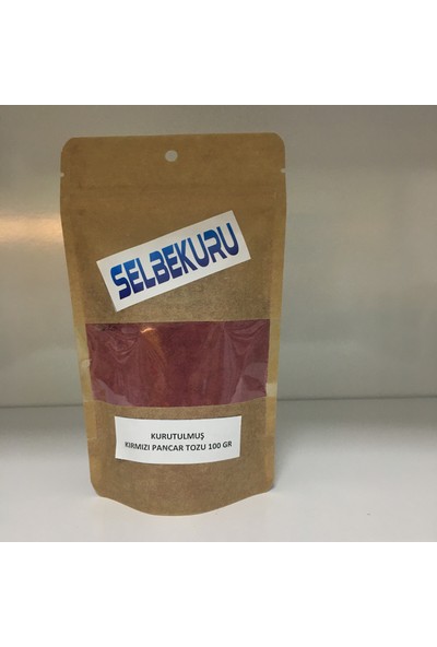 Selbekuru Kurutulmuş Kırmızı Pancar Tozu 100 gr Selbekuru Kurutulmuş Kırmızı Pancar Tozu 100 gr