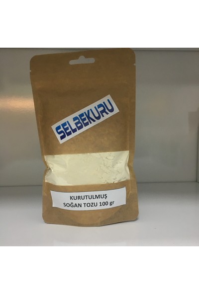 Selbekuru Kurutulmuş Soğan Tozu 100 gr Selbekuru Kurutulmuş Soğan Tozu 100 gr