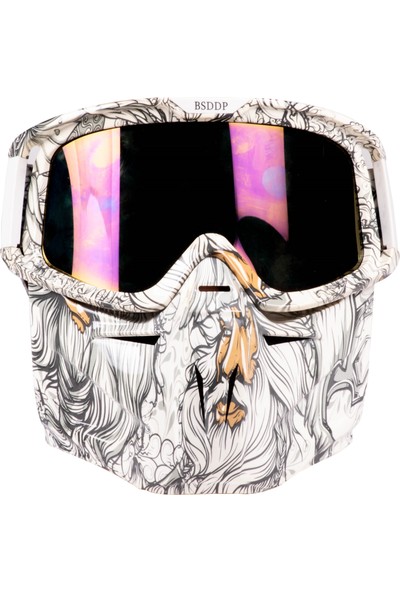 Anka Shop Cross Motosiklet Bisiklet Gözlüğü Açık Kask Maskesi Süngerli Bant Lastikli Jet Maske Anka Shop Cross Motosiklet Bisiklet Gözlüğü Açık Kask Maskesi Süngerli Bant Lastikli Jet Maske