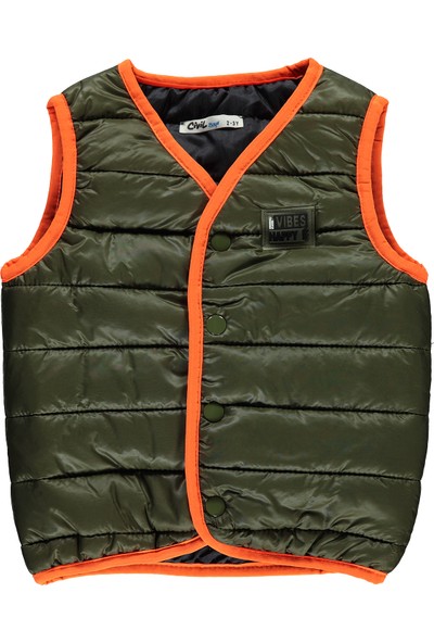 Civil Boys Erkek Çocuk Yelek 2-5 Yaş Haki