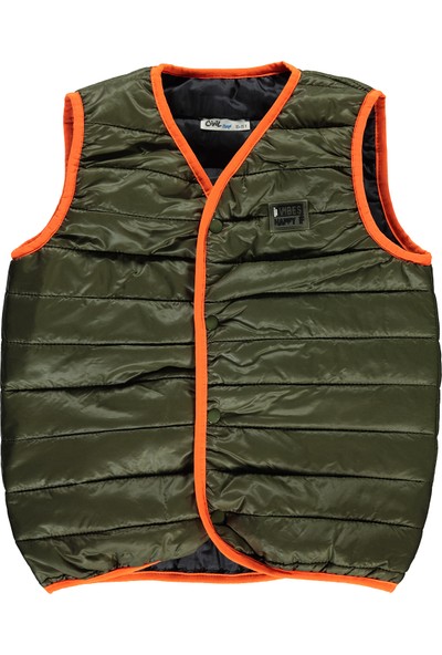 Civil Boys Erkek Çocuk Yelek 10-13 Yaş Haki