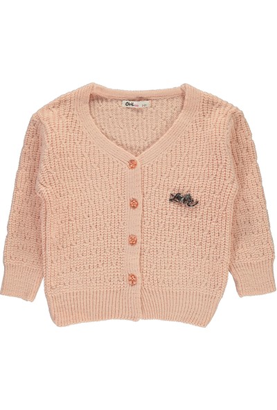 Civil Girls Civil Gils Kız Çocuk Hırka 2-5 Yaş Pudra