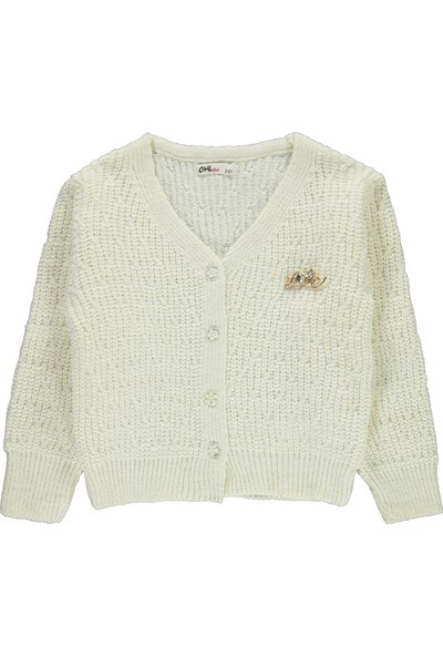 Civil Girls Civil Gils Kız Çocuk Hırka 2-5 Yaş Ekru