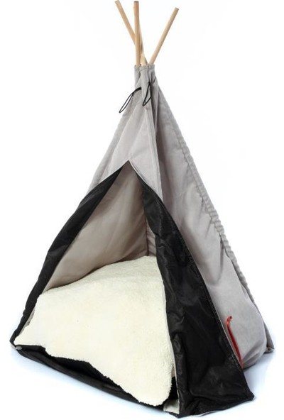 Baby Wind Kedi ve Köpek Çadırı Minderli Gri 100*55CM
