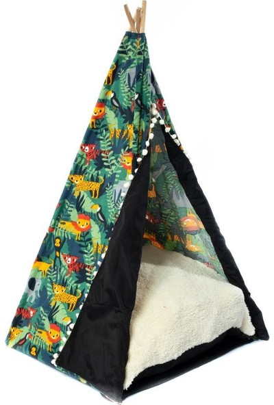 Baby Wind Kedi ve Köpek Çadırı Safari Desenli 100*55CM Baby Wind Kedi ve Köpek Çadırı Safari Desenli 100*55CM