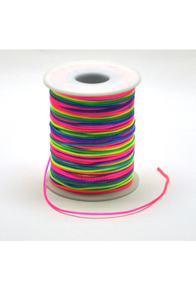Bihızlı Floş Ip 10 Metre Gökkuşağı Renk Bihızlı Floş Ip 10 Metre Gökkuşağı Renk