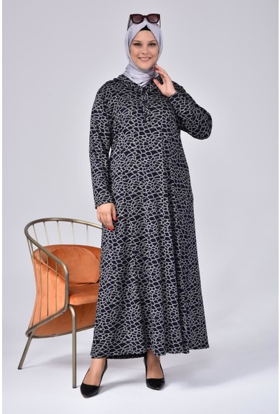 FERACE Kadın Büyük Beden Yakası Fırfırlı Tesettür Anne Elbisesi Yakma Yapmaz Terletmez FERACE Kadın Büyük Beden Yakası Fırfırlı Tesettür Anne Elbisesi Yakma Yapmaz Terletmez