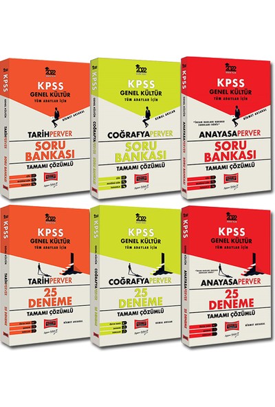 Yargı Yayınevi 2022 KPSS Genel Kültür Perver Tüm Adaylar Için Tamamı Çözümlü Soru ve Deneme Seti