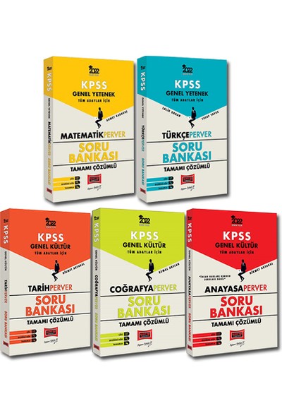 Yargı Yayınevi 2022 KPSS Genel Yetenek Genel Kültür Tamamı Çözümlü Soru Bankası Seti