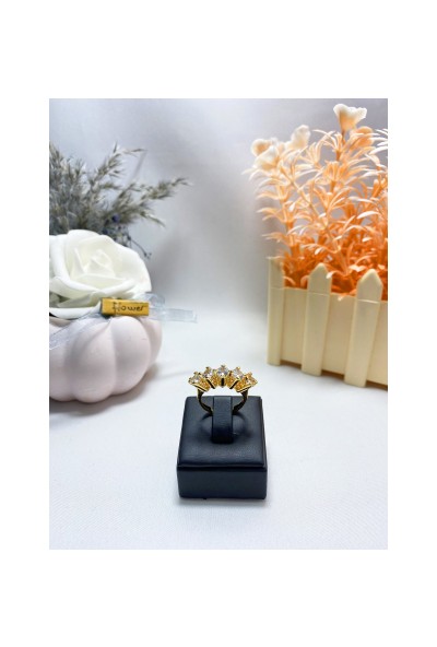 Yaşa Butik Yüzük Günlük Kullanım 5 Taş