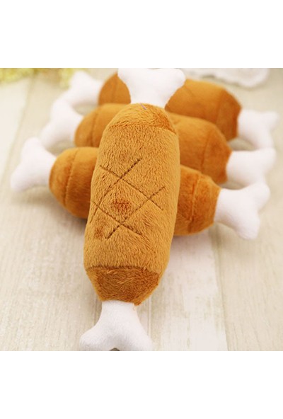 Sheng Store Tavuk Bacağı Şeklinde Peluş Evcil Hayvan Çiğneme Oyuncağı (Yurt Dışından) Sheng Store Tavuk Bacağı Şeklinde Peluş Evcil Hayvan Çiğneme Oyuncağı (Yurt Dışından)