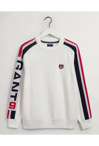 Gant Erkek Krem Çizgili Triko 8030107.113