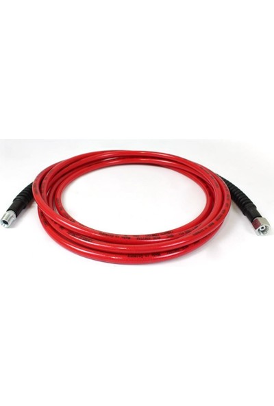 Comfort 5.5 Metre Yüksek Basınçlı Oto Yıkama Hortumu 200 Bar Teflon Alman Malı Kırmızı