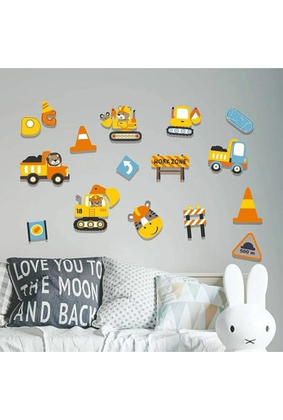 İnstababyrooms Çalışkan Hayvanlar Ahşap Set