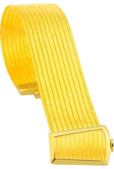 Mia Vento Klasik Düz Toka Altın Kaplama 11 Sıra Gümüş Trabzon Hasırı Bileklik