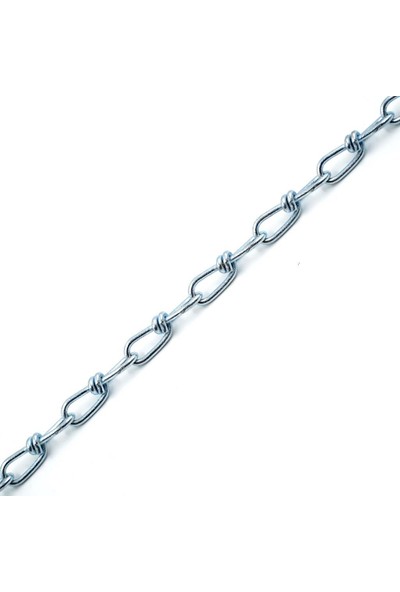 Force Chain 5686 Düğüm 2,8mm G30 Galvaniz Kaplamalı 5 Mtr Zincir Force Chain 5686 Düğüm 2,8mm G30 Galvaniz Kaplamalı 5 Mtr Zincir