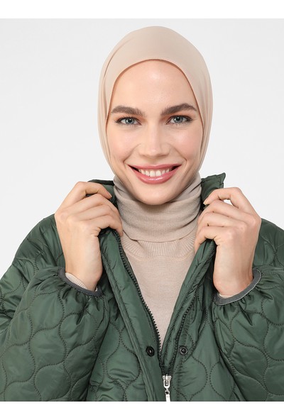 Refka Boydan Fermuarlı Kapitone Kaban - Zümrüt - Refka Woman Refka Boydan Fermuarlı Kapitone Kaban - Zümrüt - Refka Woman