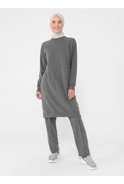 Refka Ikili Eşofman Takımı - Antrasit - Refka Basic Refka Ikili Eşofman Takımı - Antrasit - Refka Basic