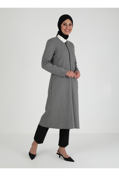 Zenane Kazayağı Desenli Kap - Siyah - Zenane