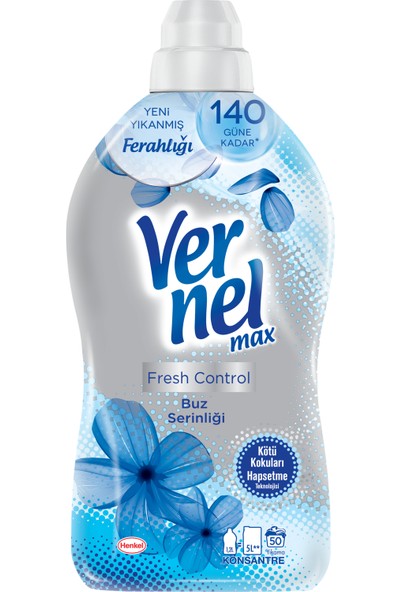 Vernel Max Konsantre Çamaşır Yumuşatıcısı Fresh Control Buz Serinliği 1,2 lt Vernel Max Konsantre Çamaşır Yumuşatıcısı Fresh Control Buz Serinliği 1,2 lt
