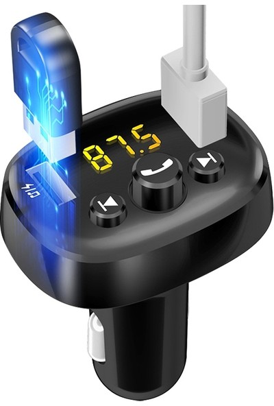 ZSZH 372 Araba Çok Fonksiyonlu Akıllı Mp3 Çalar Çift USB Bluetooth Hands-Free Alıcı (Yurt Dışından) ZSZH 372 Araba Çok Fonksiyonlu Akıllı Mp3 Çalar Çift USB Bluetooth Hands-Free Alıcı (Yurt Dışından)