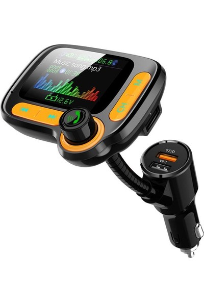 ZSZH 1.77 Renkli Ekran Araba Mp3 Bluetooth Çalar Fm Verici Qc3.0 Hızlı Şarj (Yurt Dışından) ZSZH 1.77 Renkli Ekran Araba Mp3 Bluetooth Çalar Fm Verici Qc3.0 Hızlı Şarj (Yurt Dışından)