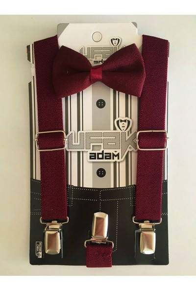 Ufak Adam Pantolon Askısı Bordo