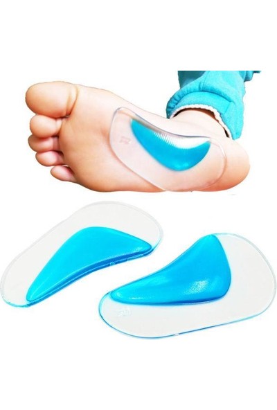 Matesstore Ark Desteği Jel Düz Tabanlık Silikon Ayak Tabanı Boşluk Doldurucu Matesstore Ark Desteği Jel Düz Tabanlık Silikon Ayak Tabanı Boşluk Doldurucu