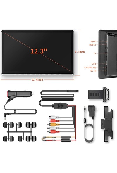 OEM 12.3 Inç Androıd Kafalık Monitörü OEM 12.3 Inç Androıd Kafalık Monitörü