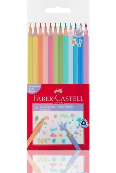 Faber-Castell Kuru Boya 12 Renk Pastel Renkler Faber Castell Kuru Boya 12 Renk Pastel Tonlar Faber-Castell Kuru Boya 12 Renk Pastel Renkler Faber Castell Kuru Boya 12 Renk Pastel Tonlar