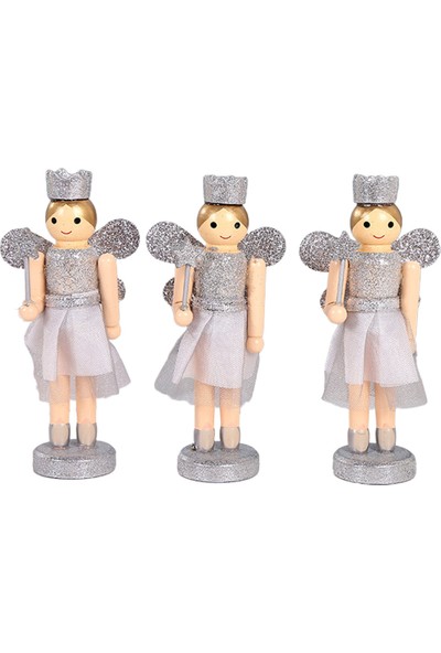 Dolity Ahşap Fındıkkıran Melek Kız Süsler (Yurt Dışından)