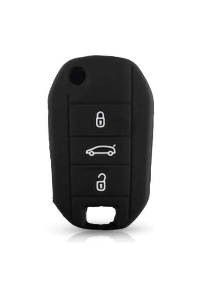 Koseco Peugeot 508 301 2008 3008 408 Citroen C4 Kaktüs C5 C3 C4L Anahtar Kumanda Koruyucu Silikon Kılıf