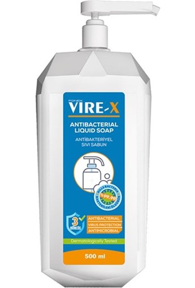 Vire-X Antibakteriyel Sivi Sabun 500 ml