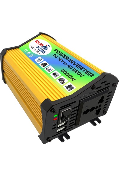 Gahome Zirveleri Güç 3000 W Modifiye Sinüs Invertör Yüksek (Yurt Dışından) Gahome Zirveleri Güç 3000 W Modifiye Sinüs Invertör Yüksek (Yurt Dışından)