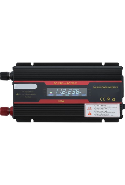 Gahome 3000W LCD Ekranlı Akıllı Güneş Enerjisi Araba Invertörü Modifiye (Yurt Dışından) Gahome 3000W LCD Ekranlı Akıllı Güneş Enerjisi Araba Invertörü Modifiye (Yurt Dışından)