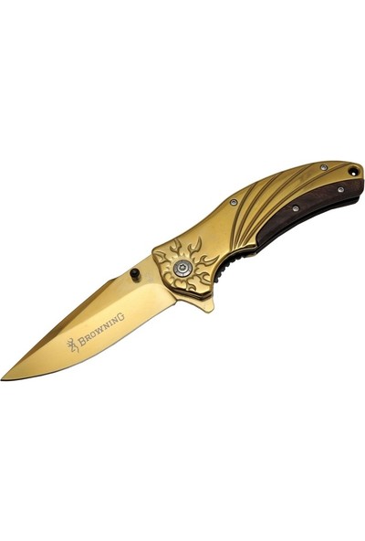Browning Çakı Ahşap Gold Browning Çakı Ahşap Gold
