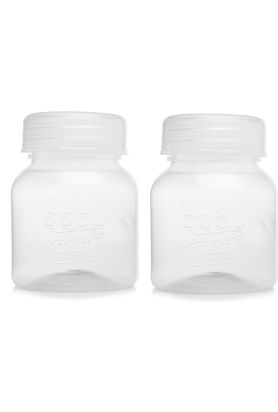 Baby Mom Mini Süt Saklama Şişeleri 80ML Ikili