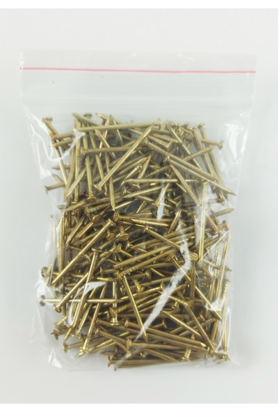 Aliden Sarı Tel Çivi Başlı Tel Çivi 3 cm 100 Adet