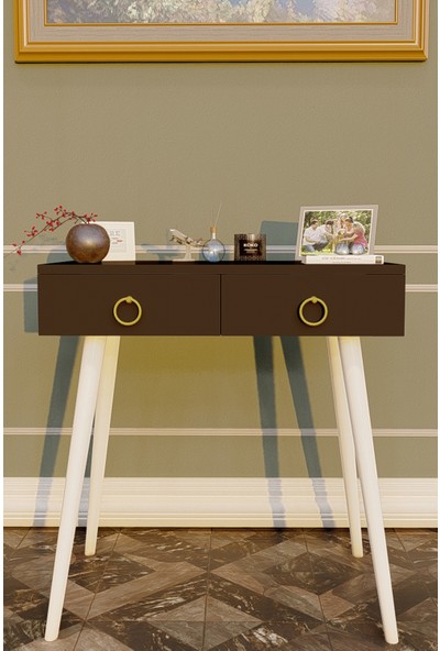 Ünüvar Konsept Ahşap Ayaklı Modern Dekoratif Dresuar