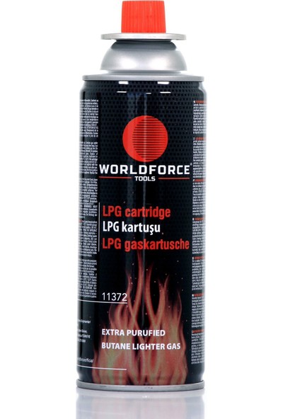 Worldforce 400 ml Lpg Kartuş Pürmüz Başlıklarına Uyumlu Worldforce 400 ml Lpg Kartuş Pürmüz Başlıklarına Uyumlu