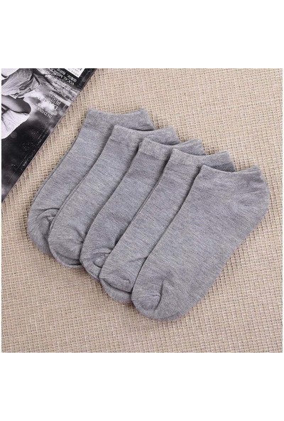 By Sweet Fsm 12 Çift Erkek--Bayan Penye Sneakers Görünmez Patik Çorap