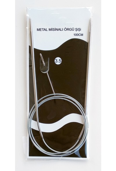 Kezban Tekstil 3,5 No Misinalı Çelik Telli Titanyum Örgü Şişi