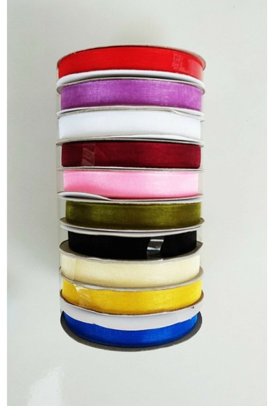 Kezban Tekstil Organize Kurdale Tül Kurdale 1 cm En 10 Adet Farklı Renk Kezban Tekstil Organize Kurdale Tül Kurdale 1 cm En 10 Adet Farklı Renk