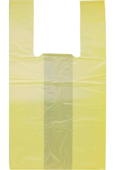 Anadolu Ambalaj Market Orta Boy Market (Hışır/atlet) Poşeti (Sarı - 1kg Paket)