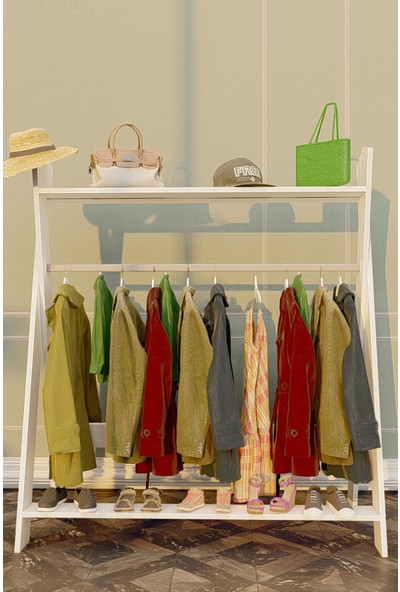 Ünüvar Konsept Kelebek Askılık Beyaz Ünüvar Konsept Kelebek Askılık Beyaz