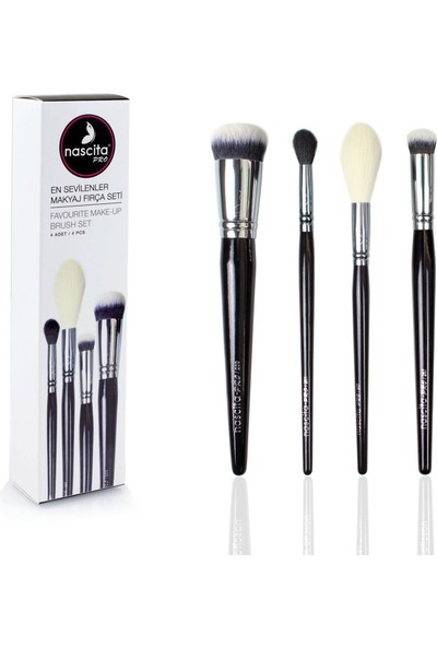 Nascıta Pro 4 Lü En Sevilenler Makyaj Fırça Seti Nascıta Pro 4 Lü En Sevilenler Makyaj Fırça Seti
