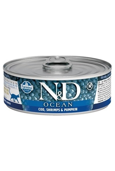 N&d Ocean M.balıklı Karidesli Yavru Kedi Konservesi 80 gr N&d Ocean M.balıklı Karidesli Yavru Kedi Konservesi 80 gr