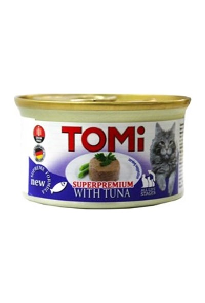 Tomi Tahılsız Ton Balıklı Kedi Konservesi 85 gr Tomi Tahılsız Ton Balıklı Kedi Konservesi 85 gr