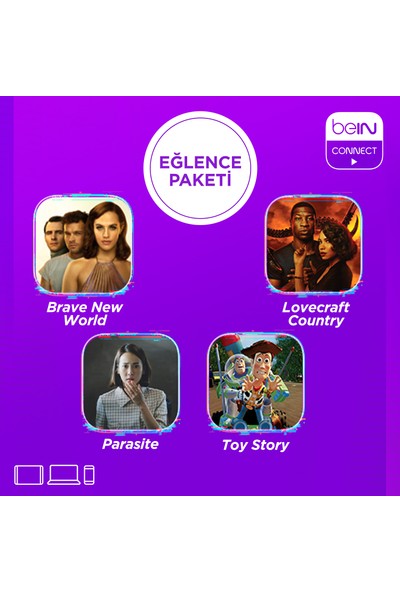 BeIN Connect Yıllık Eğlence Paketi – 3 Ekran (Web+ Cep+ Tablet ) BeIN Connect Yıllık Eğlence Paketi – 3 Ekran (Web+ Cep+ Tablet )
