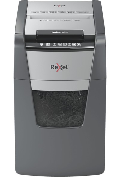 Rexel Optimum Autofeed+ 150M Otomatik Mikro Kesim Evrak Imha Makinesi Rexel Optimum Autofeed+ 150M Otomatik Mikro Kesim Evrak Imha Makinesi